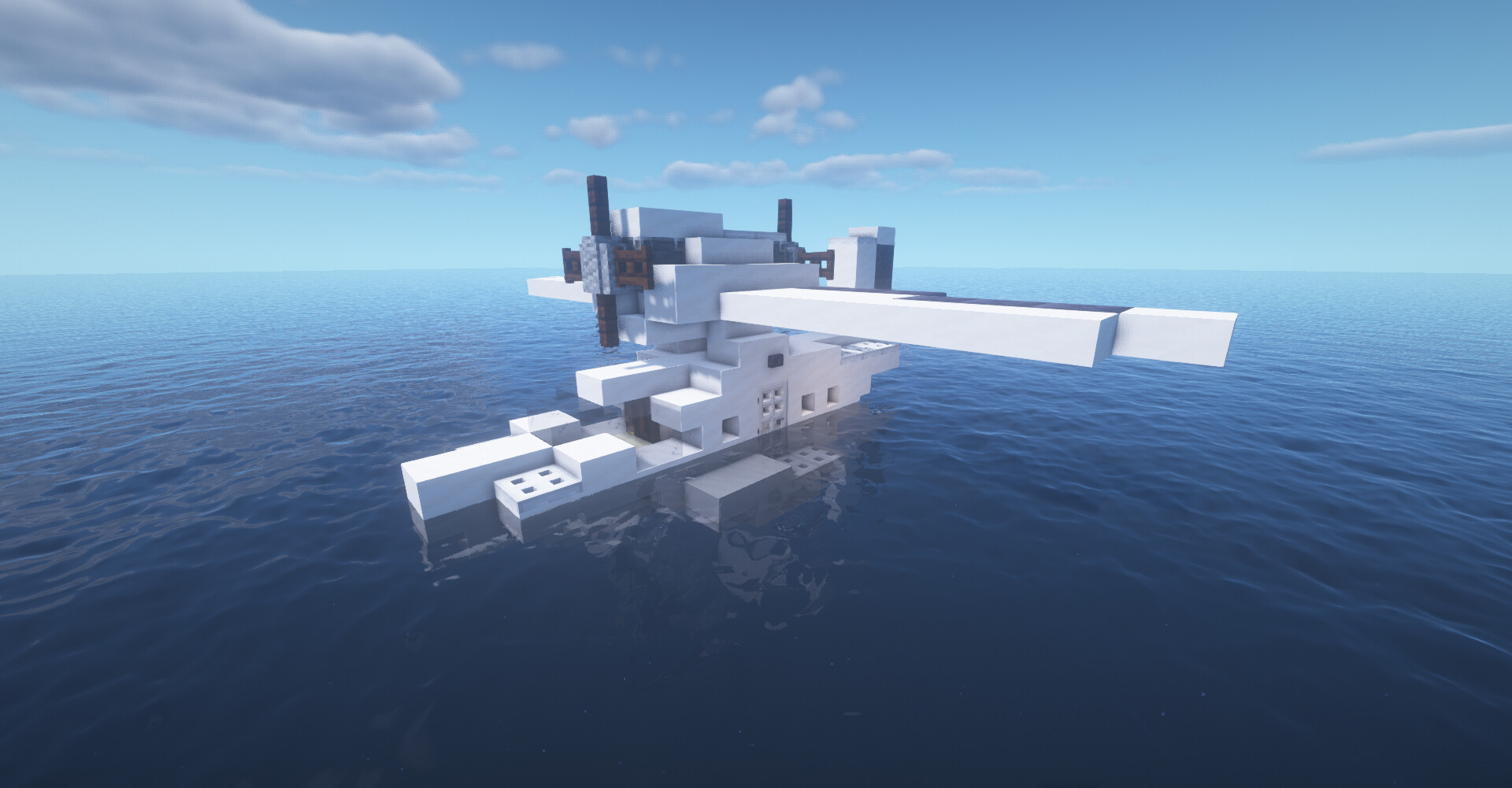 Dornier Seastar - Turboprop Flying Boat - Full Interior Minecraft Map