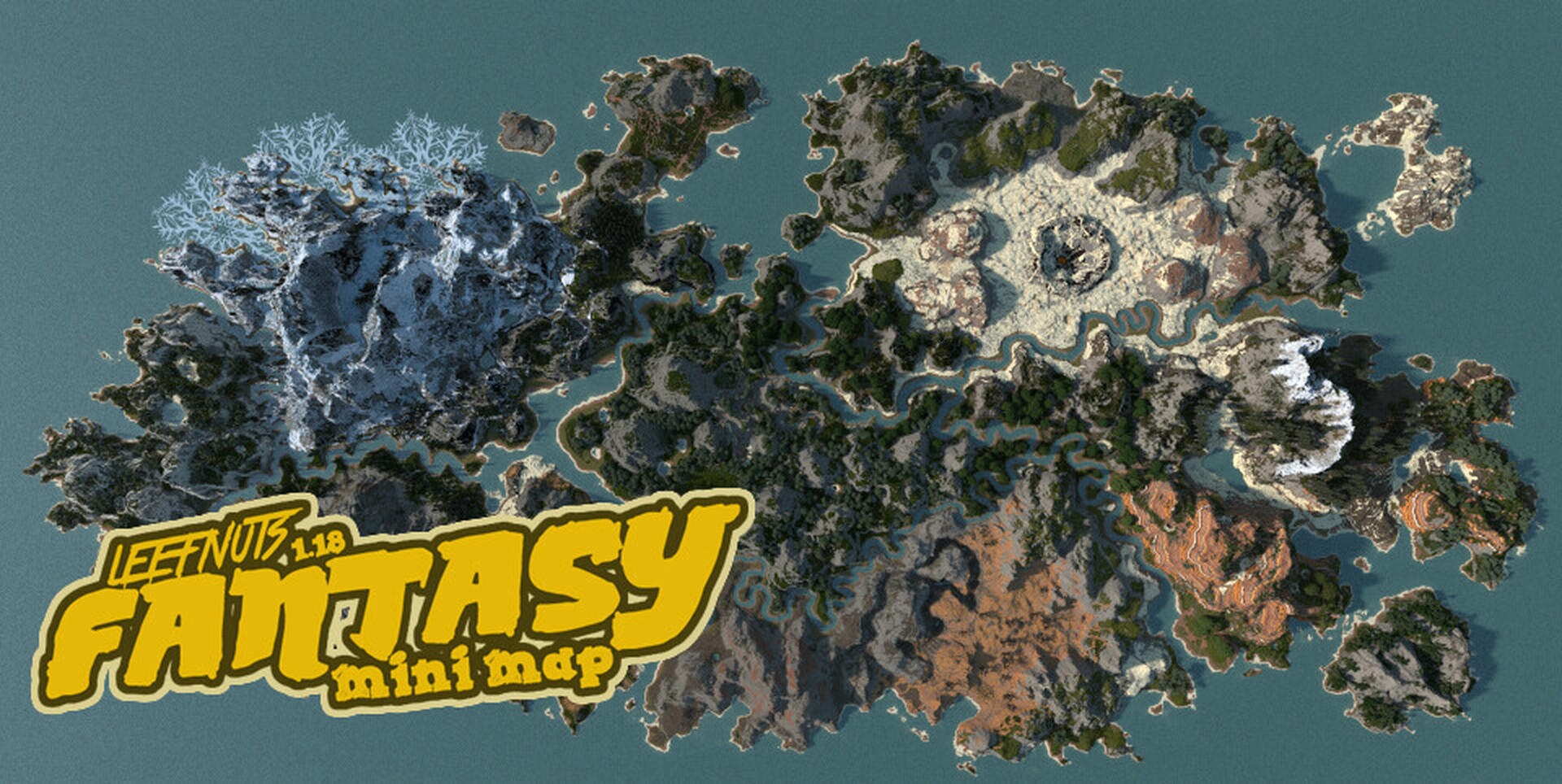 LEEFNUTS FANTASY MINI MAP 1.18 Minecraft Map