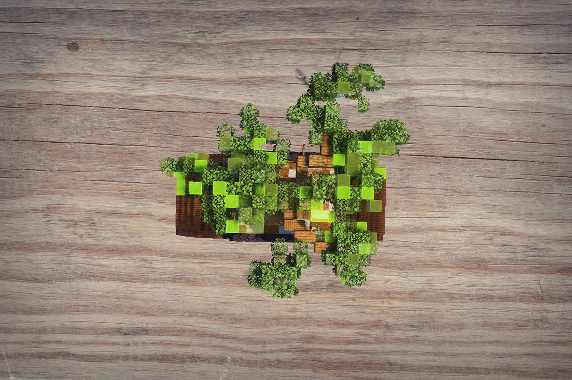 Bonsai tree with Stand l Free To Use! Minecraft Map