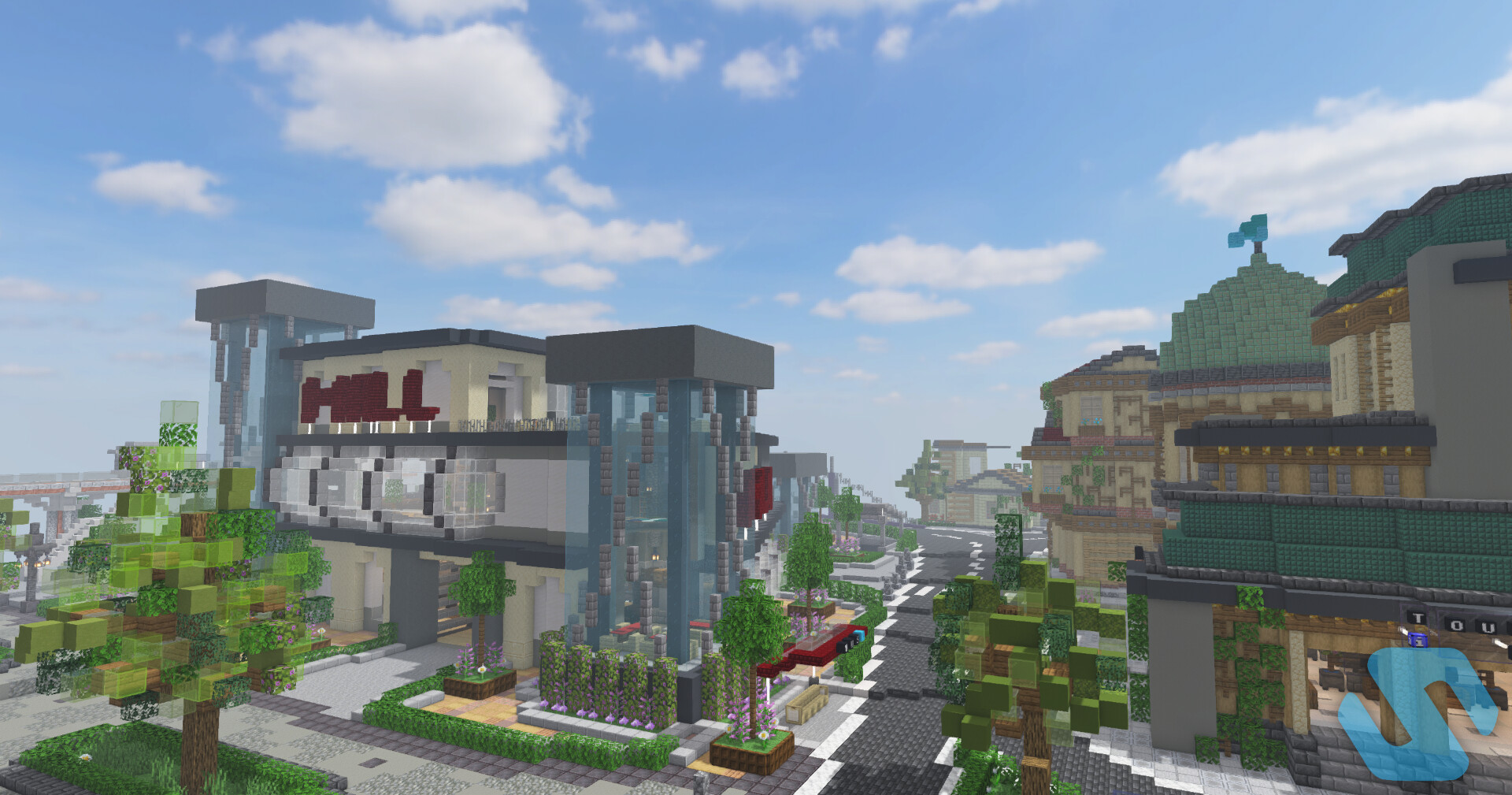 New Huntingham | 750x750 Modern City Minecraft Map
