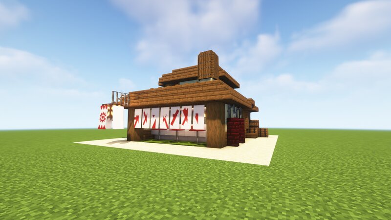 Ichiraku Ramen Naruto Minecraft Map