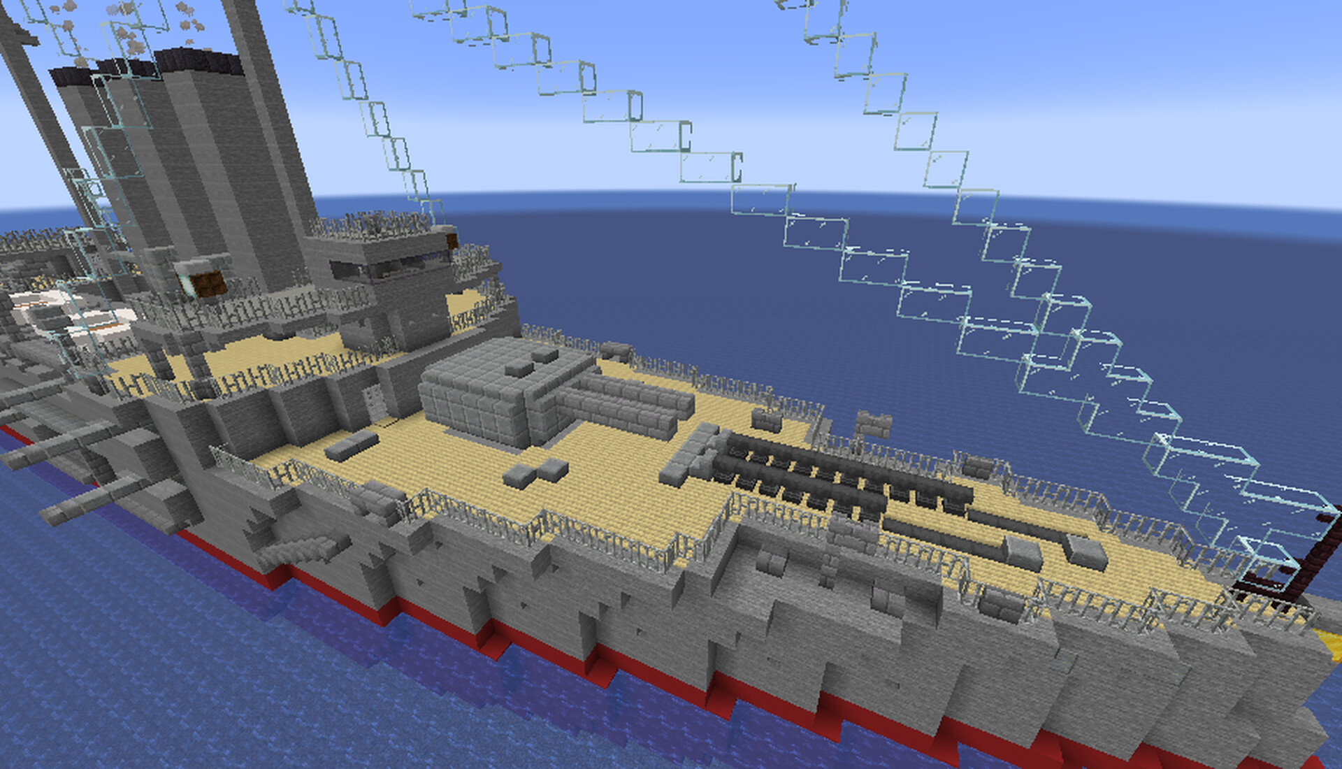 Izumo-class Armored Cruisers - Imperial Japanese Navy (November 1908) Minecraft Map