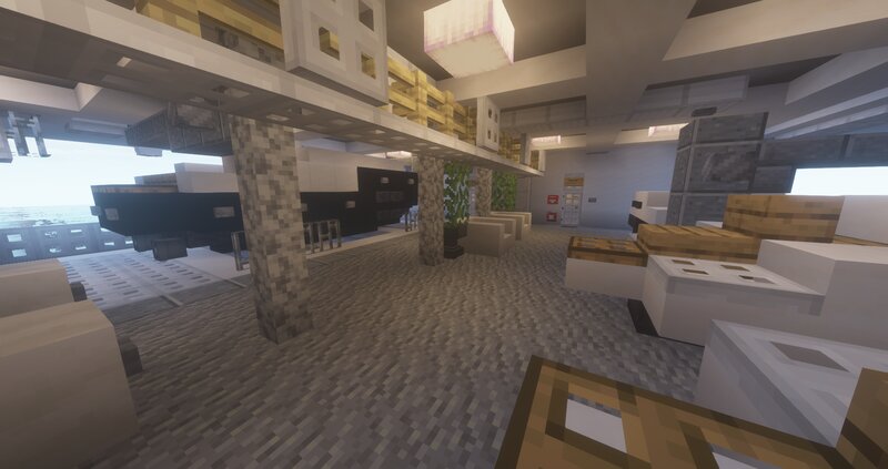 MY Lena [Scale 1:1,8;Full Interieur;Engine Room included] Minecraft Map