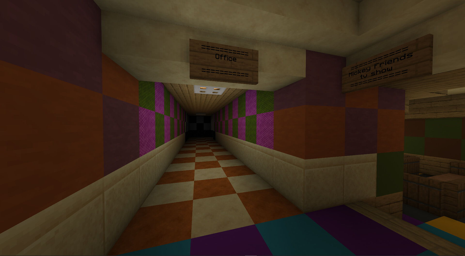 Five Nights at Mickey's 4 (custom fnaf map) Minecraft Map