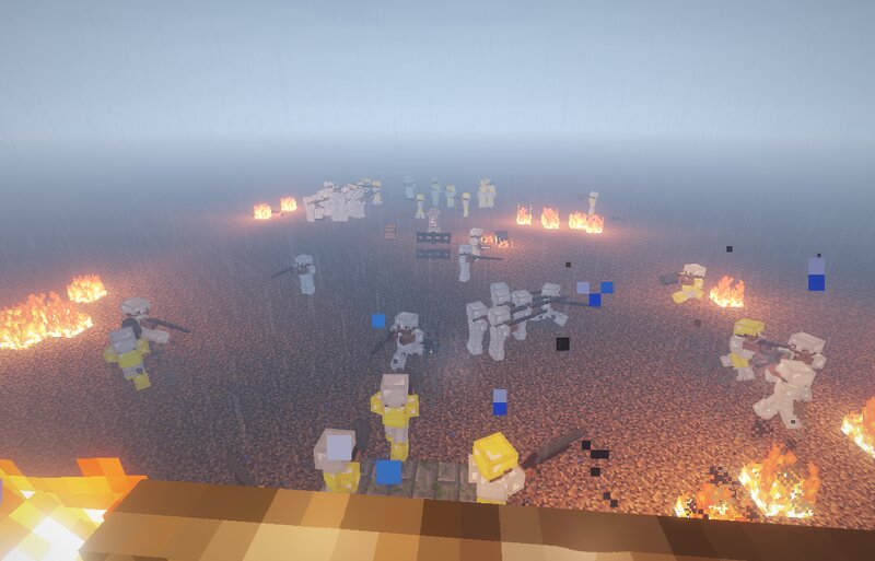 Mine wars 1 Iron vs Gold Minecraft Map