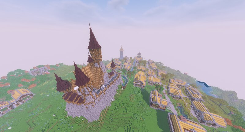 Medieval Kingdom - Vanilla Map - Handmade - Survival and Explore Minecraft Map