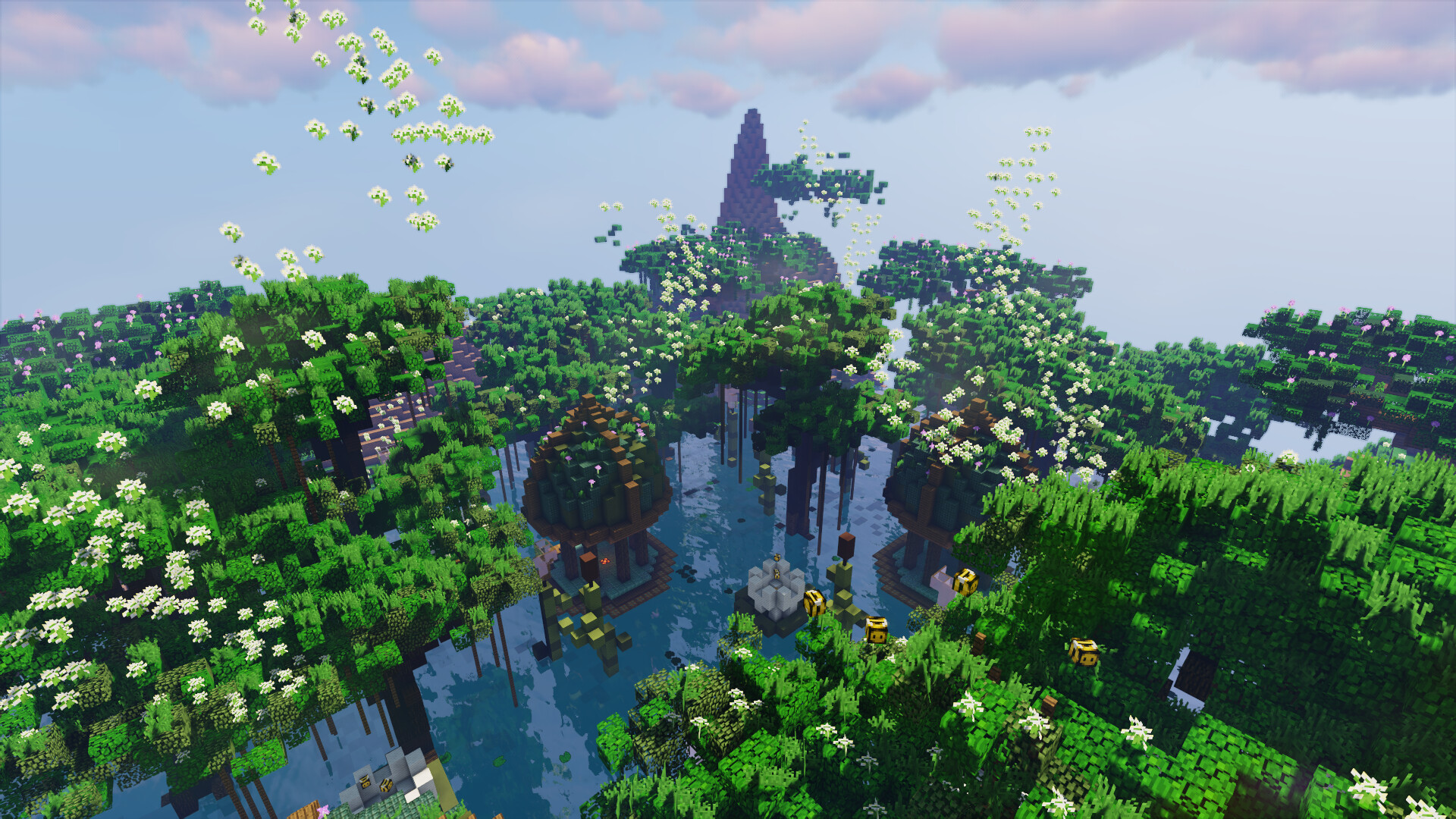 Lobby build. Swamp theme Minecraft Map
