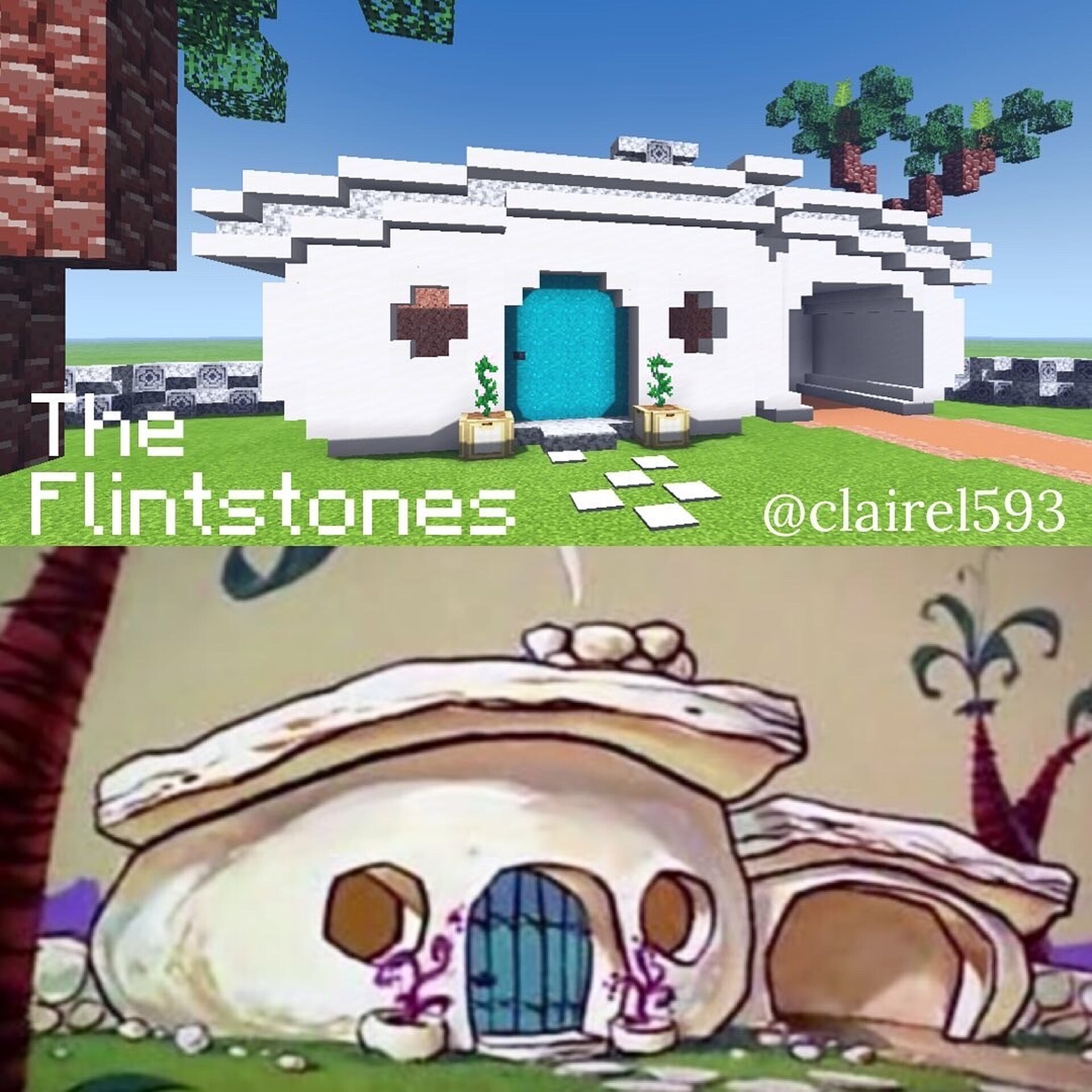 The Flintstones House (schematic) Minecraft Map