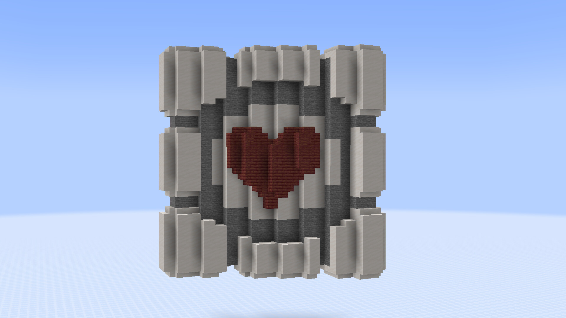 Portal companion cube Minecraft Map