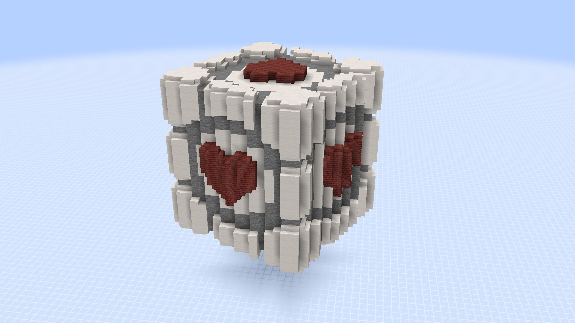 Portal companion cube Minecraft Map