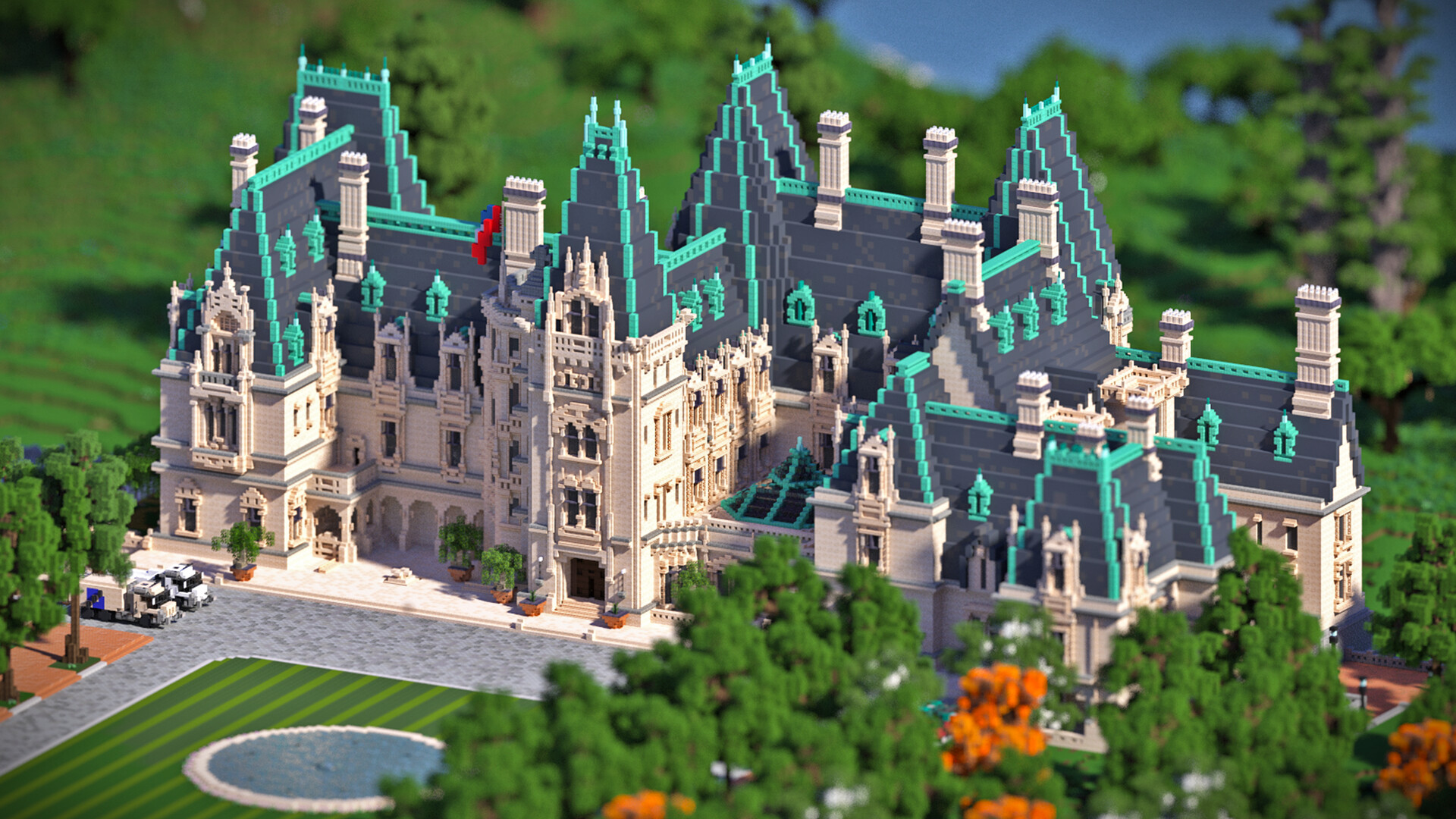 Biltmore Estate Mansion | DerpyDee Minecraft Map