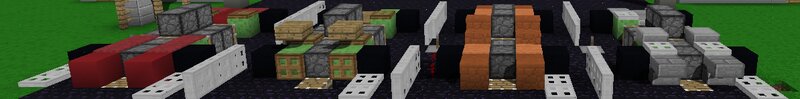 Drag Race Strip(with redstone cars) Minecraft Map