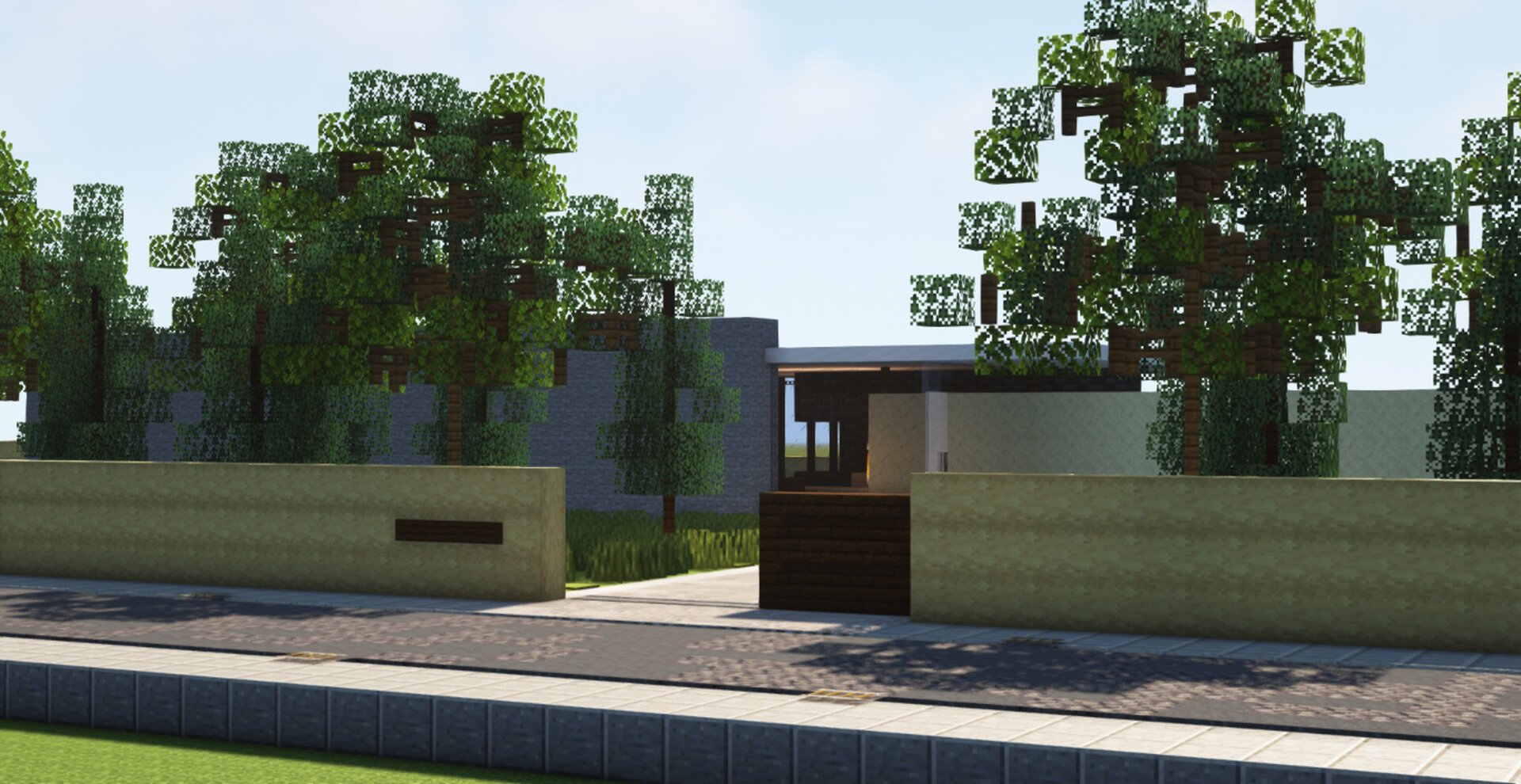 Single-Story Modern House (2) Minecraft Map