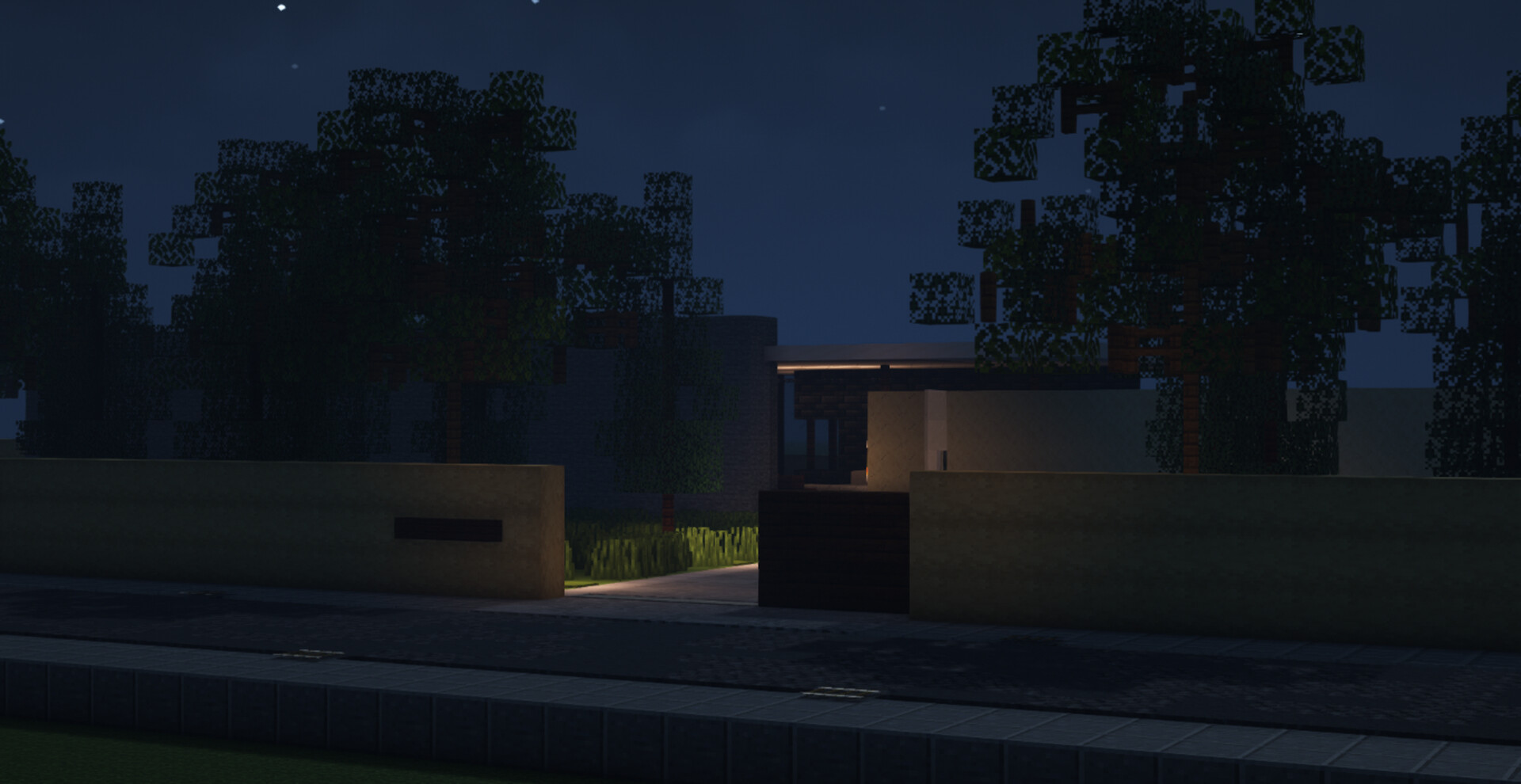 Single-Story Modern House (2) Minecraft Map