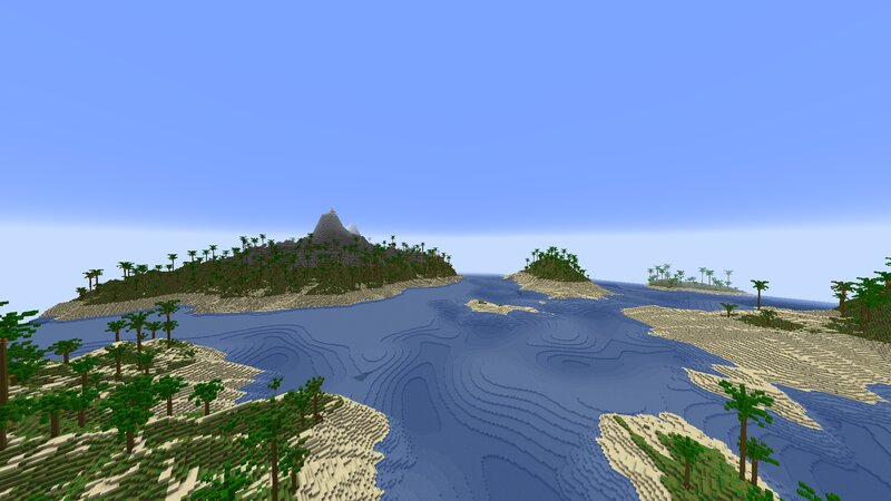 Tropical Volcanic Archipelago Minecraft Map