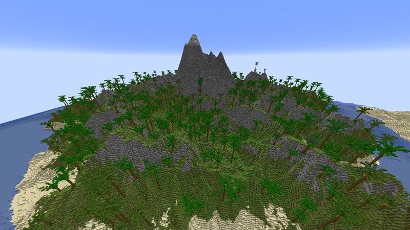Tropical Volcanic Archipelago Minecraft Map