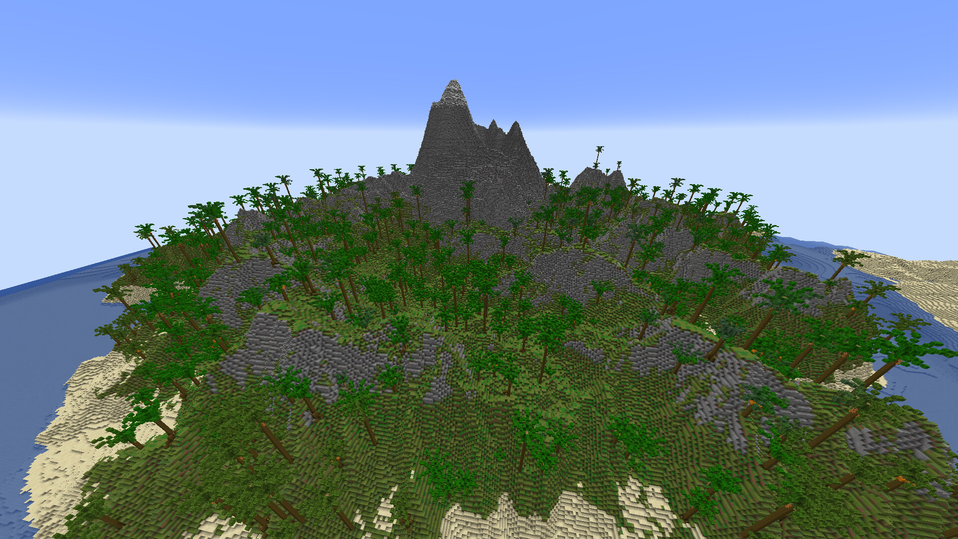 Tropical Volcanic Archipelago Minecraft Map