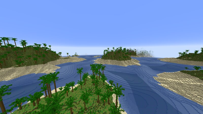Tropical Volcanic Archipelago Minecraft Map