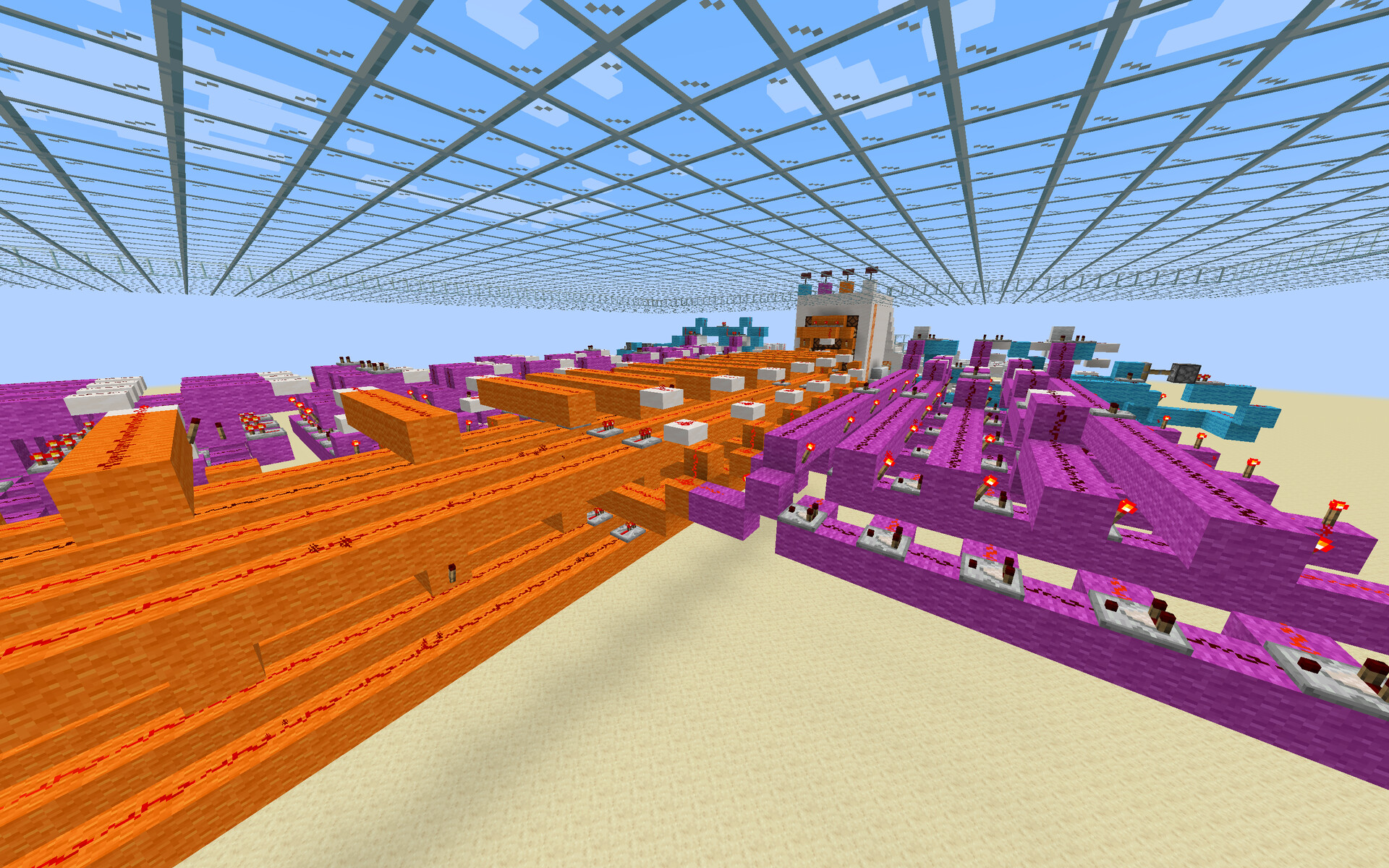 7 Segment LED Display Minecraft Map