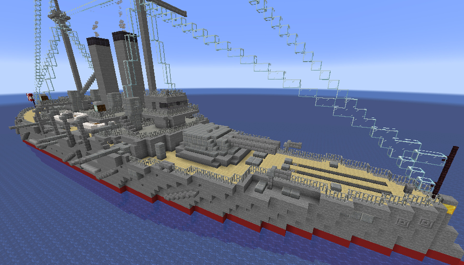 Battleship Fuji: Imperial Japanese Navy (November 1908) Minecraft Map