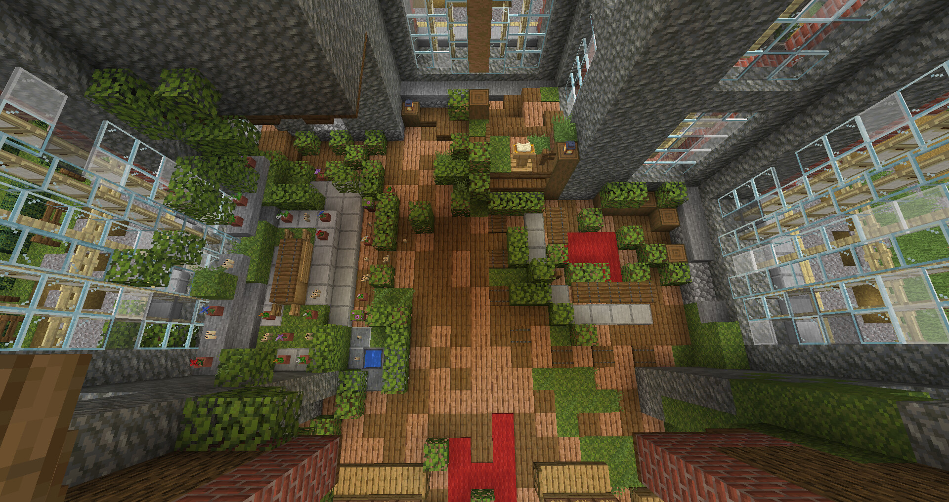 Old Abandoned Brick Church w. Overgrown Graveyard Minecraft Map