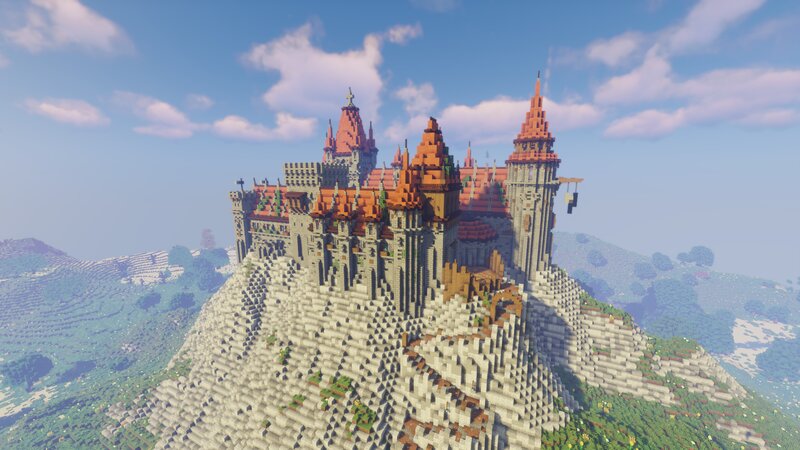 Greymore - A Medieval Halloween Town & Castle Minecraft Map