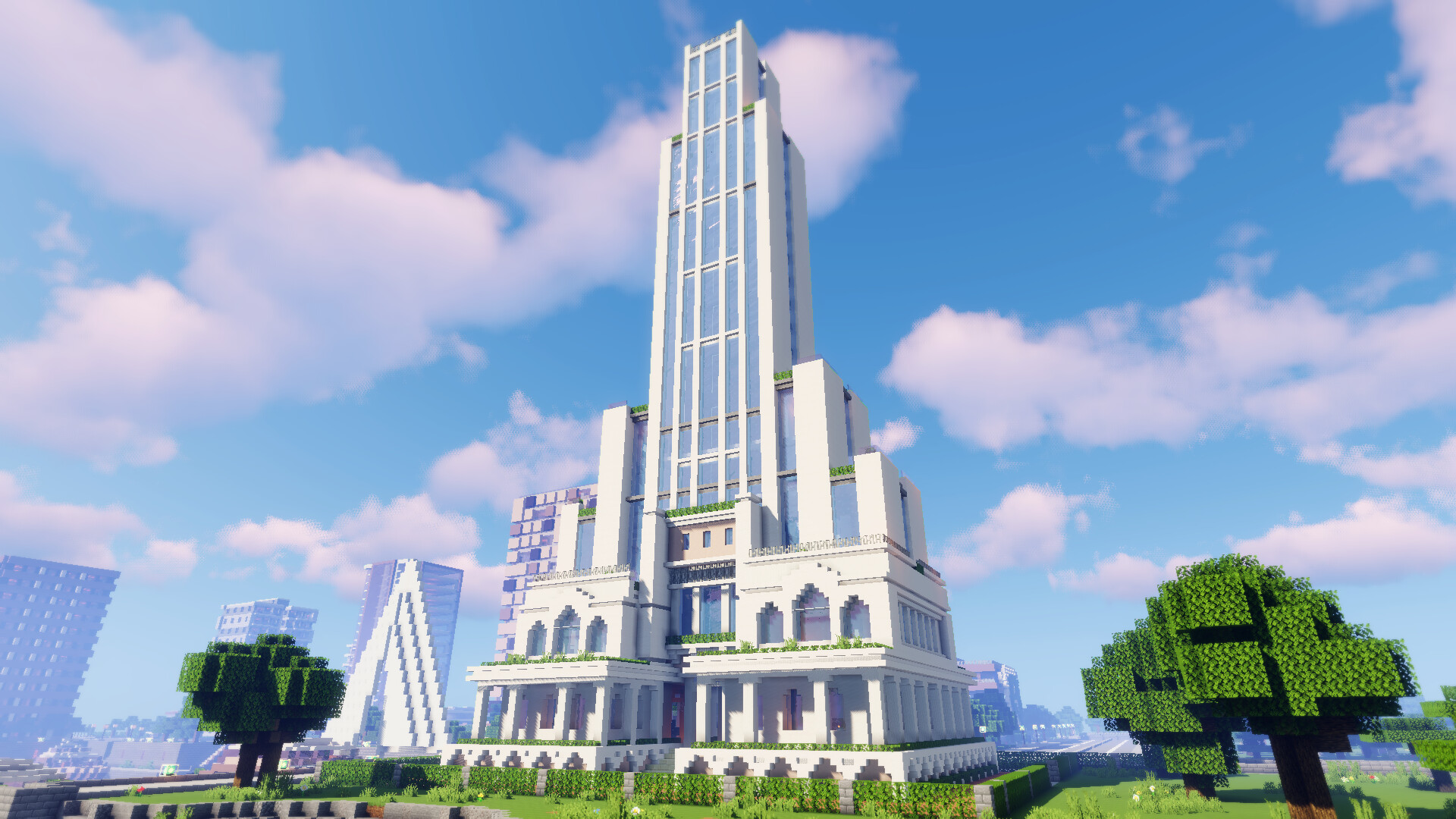 ⚒️ Minecraft | How To Build a Modern wedding hall Minecraft Map