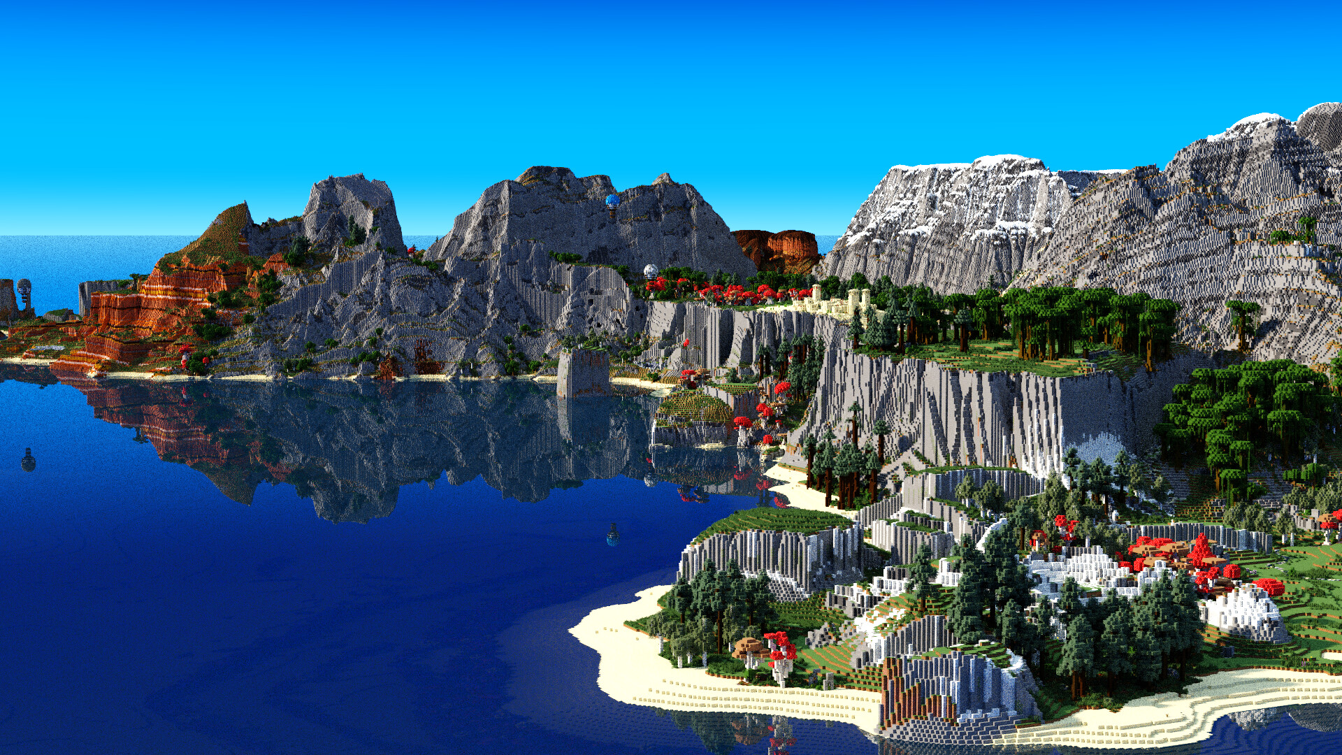 Qukenberg - Pocket Biomes & Slanted Mountains (Download, 4k ...