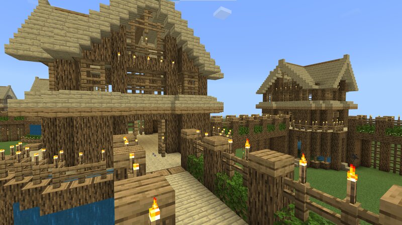 Wooden Fort (1.17.32) Bedrock Education Edition Minecraft Map