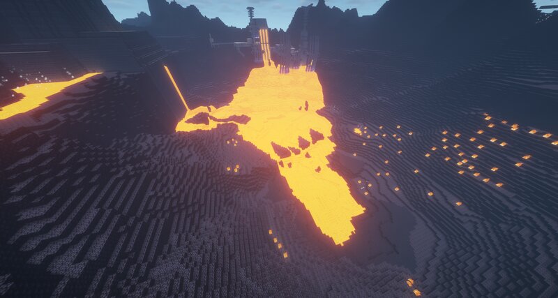 Mustafar - Star Wars: Revenge of the Sith Minecraft Map