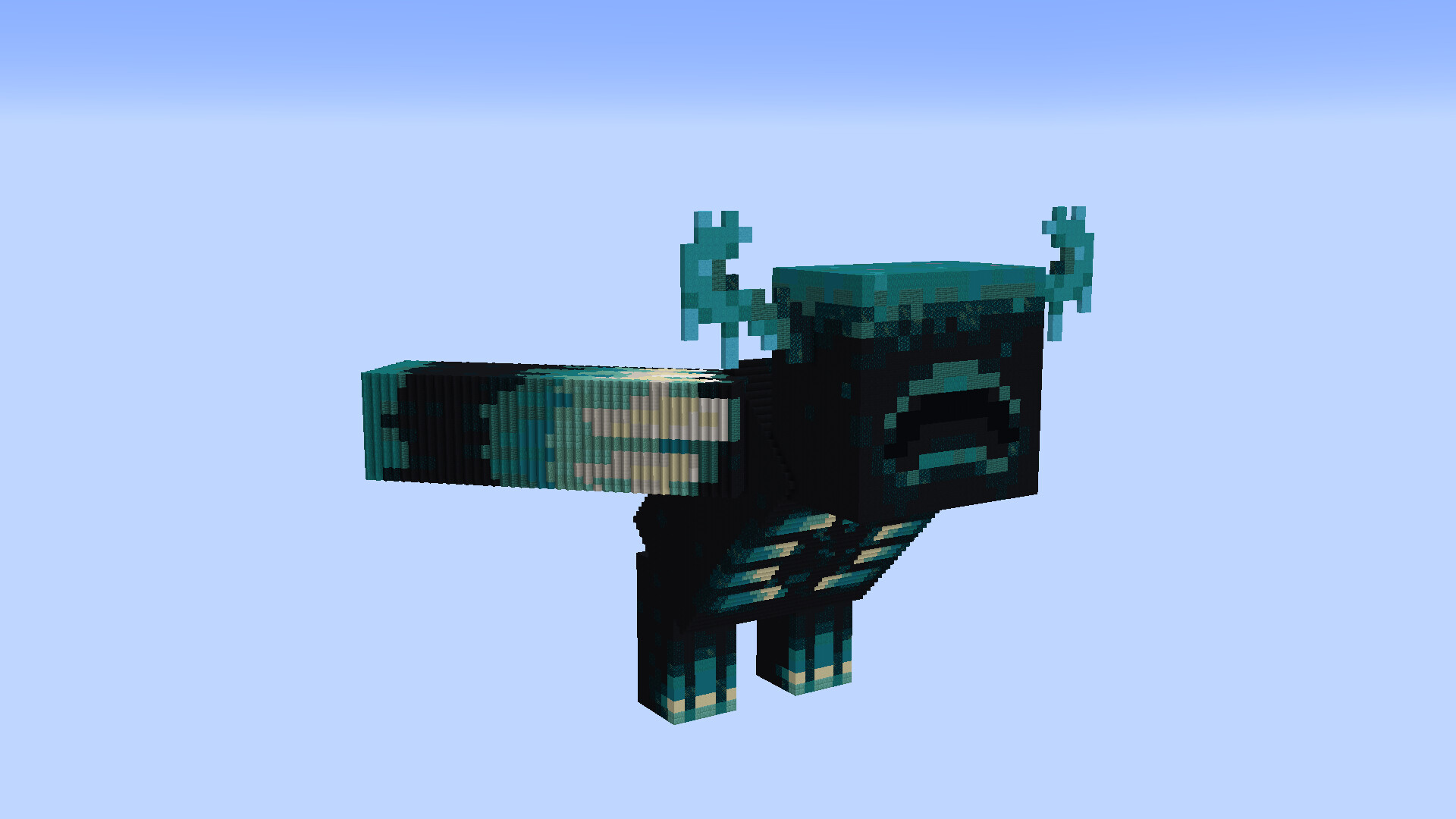 Warden Mob Statues Minecraft Map