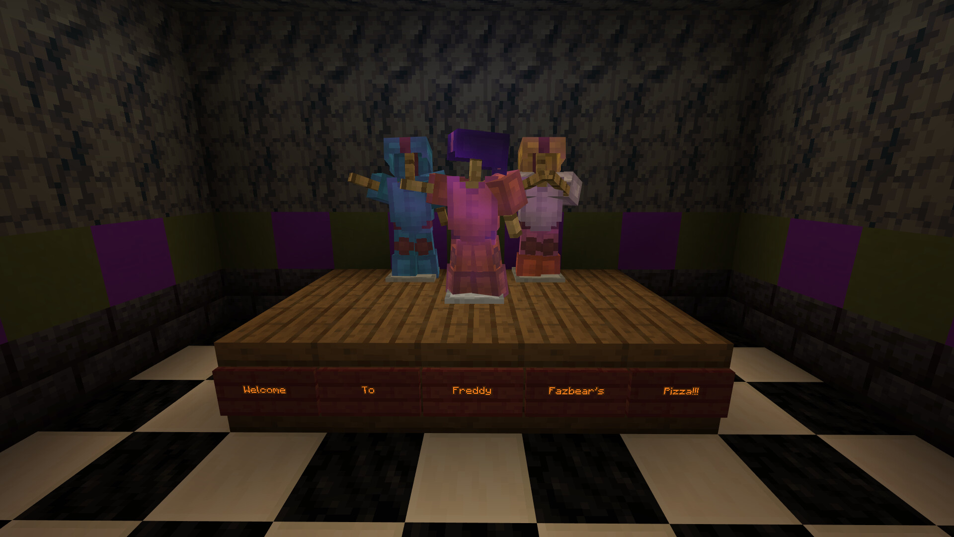 Animosity 2 ~ FNAF PLUS Inspired Multiplayer [BEDROCK] Minecraft Map