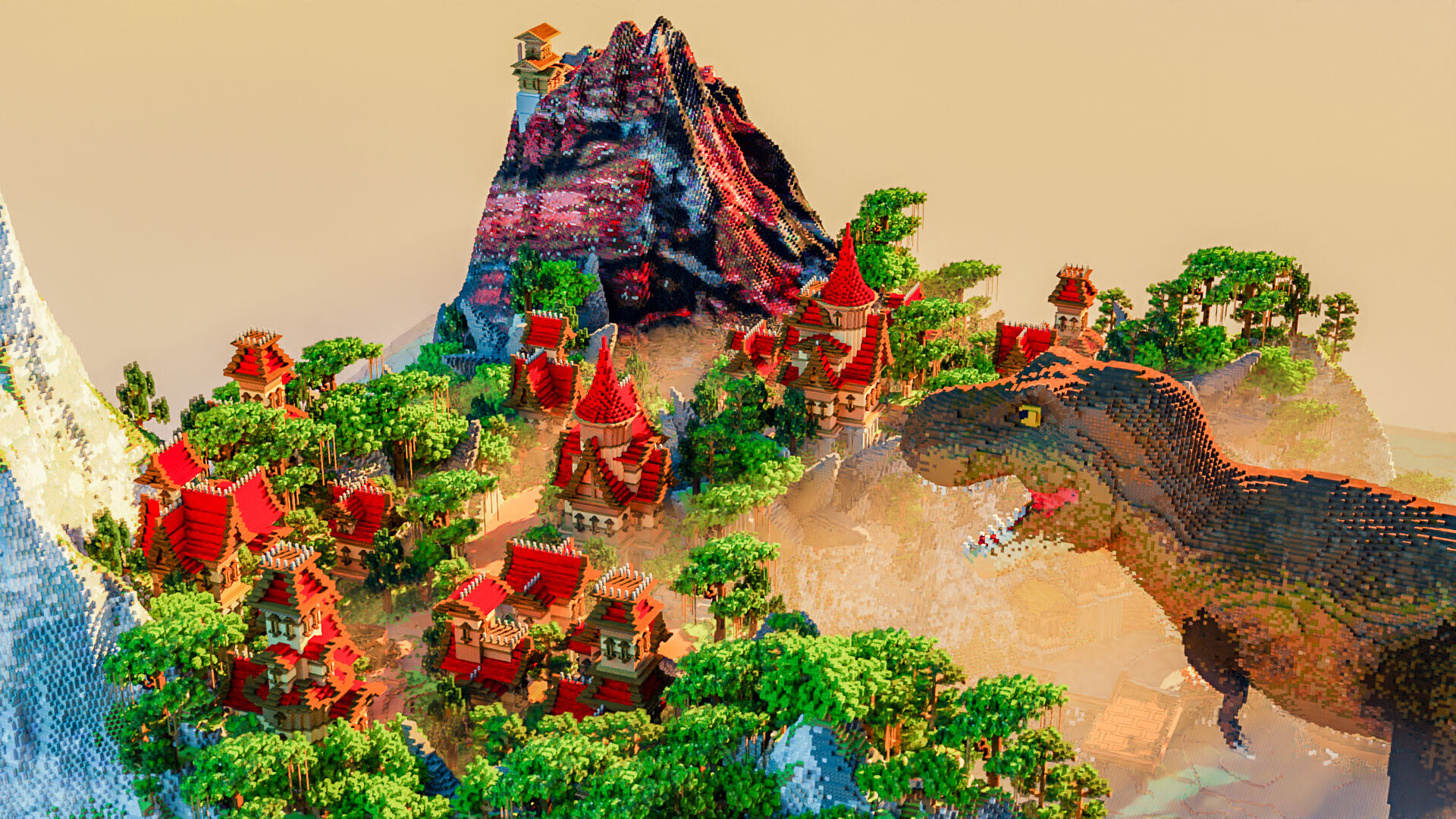 The Island of Vigrid - A 500x500 Fantasy-themed Minecraft Spawn ...