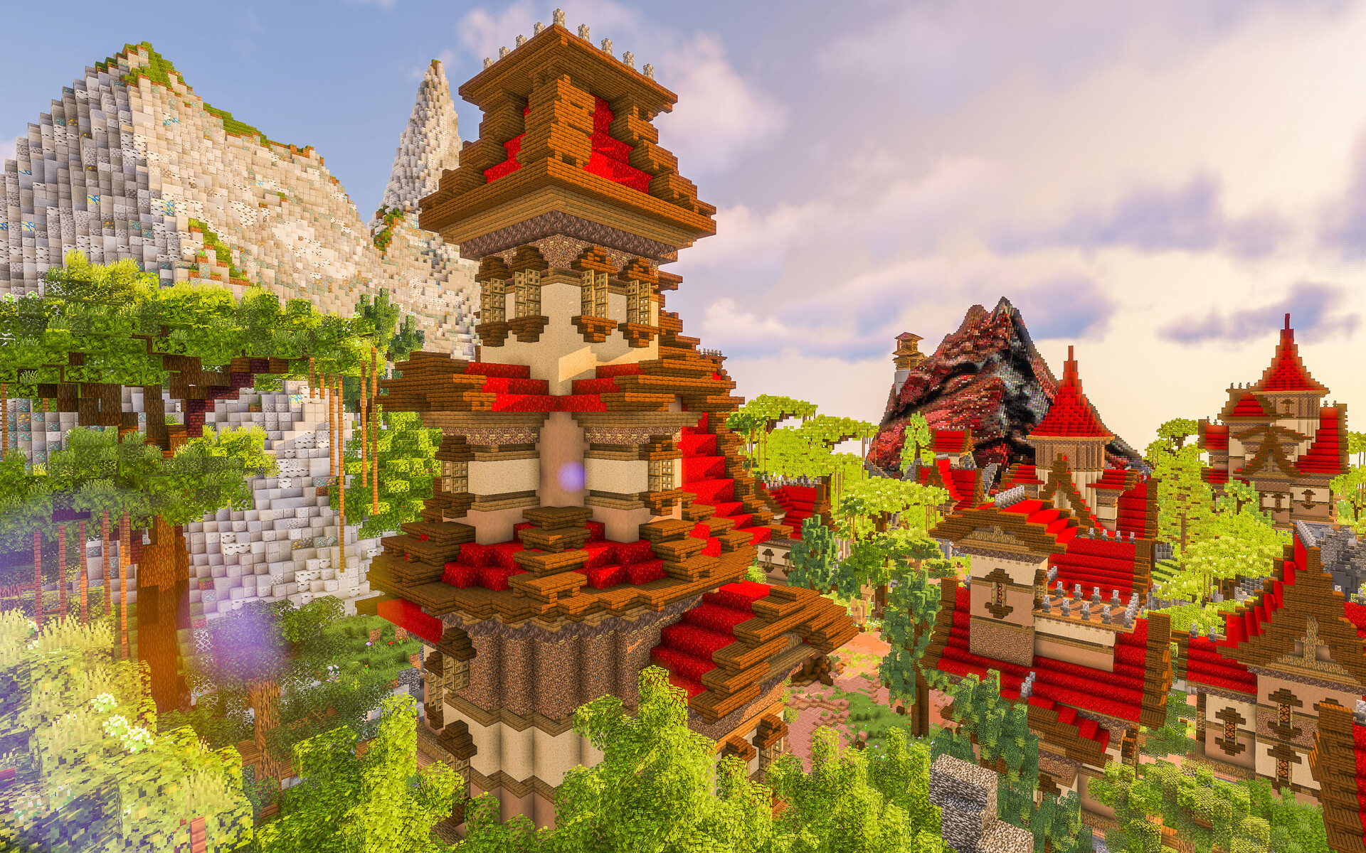 The Island of Vigrid - A 500x500 Fantasy-themed Minecraft Spawn Minecraft Map