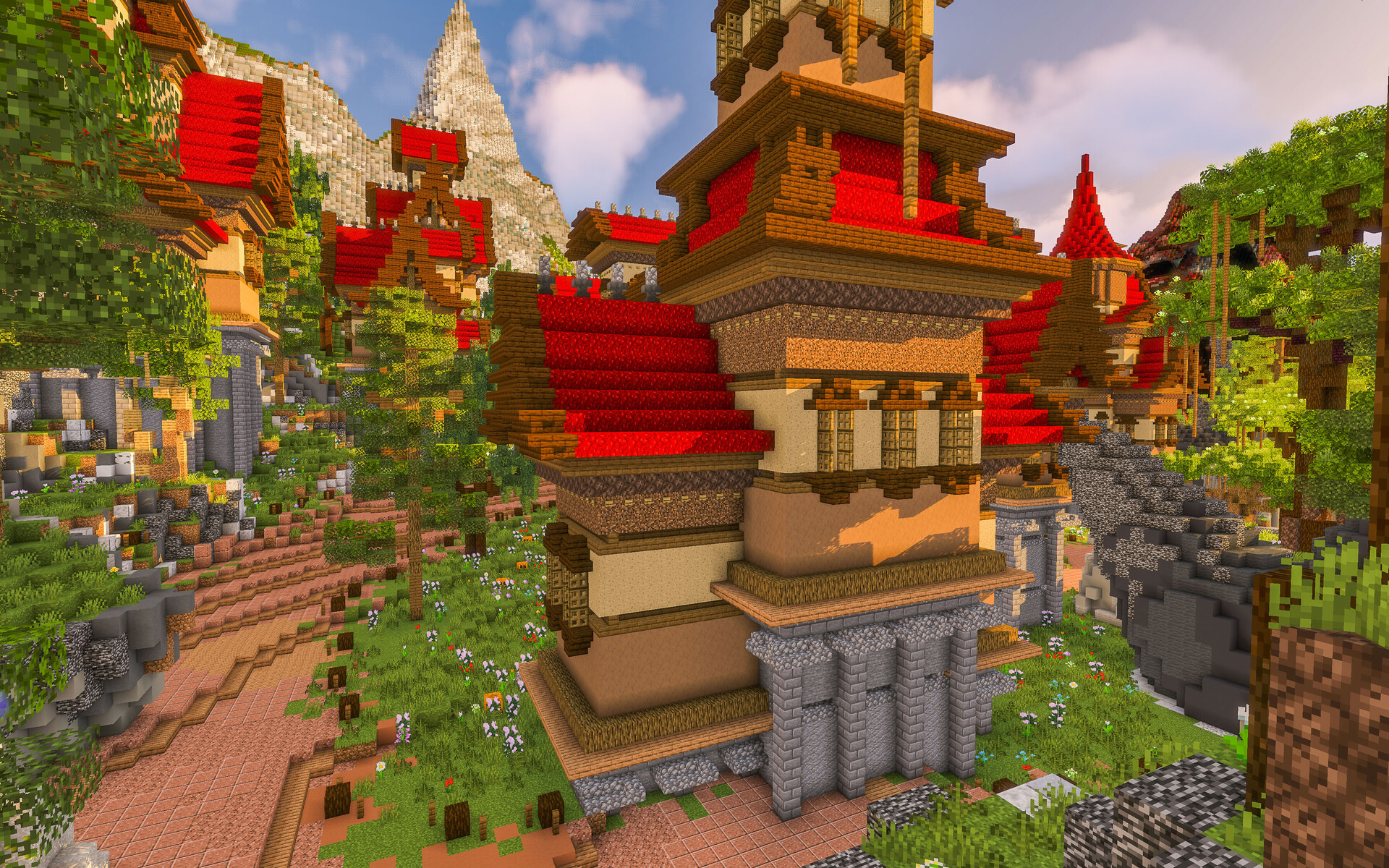 The Island of Vigrid - A 500x500 Fantasy-themed Minecraft Spawn Minecraft Map