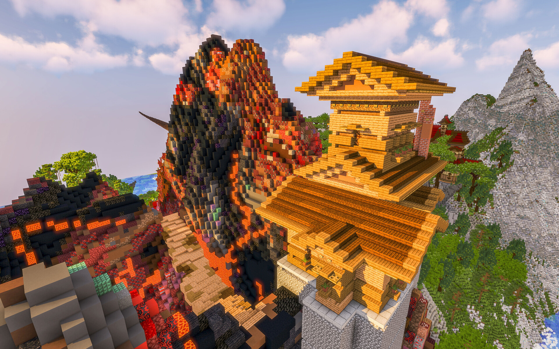 The Island of Vigrid - A 500x500 Fantasy-themed Minecraft Spawn ...