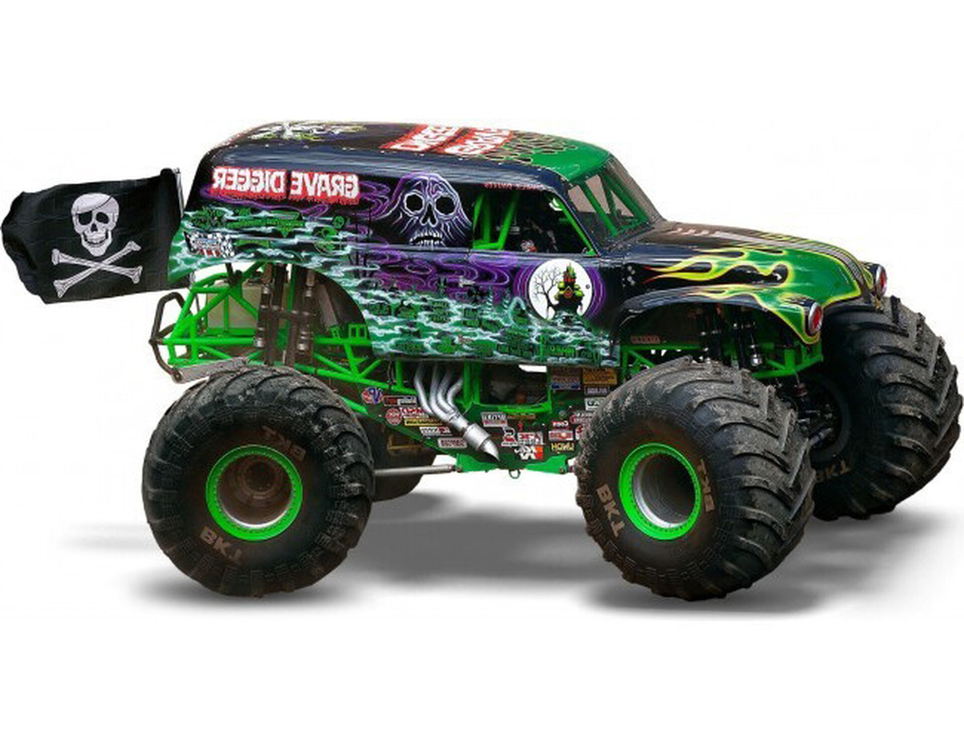 Grave Digger Monster Jam Minecraft Map