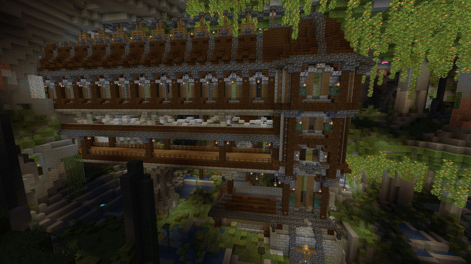 Lush Cave House Minecraft Map