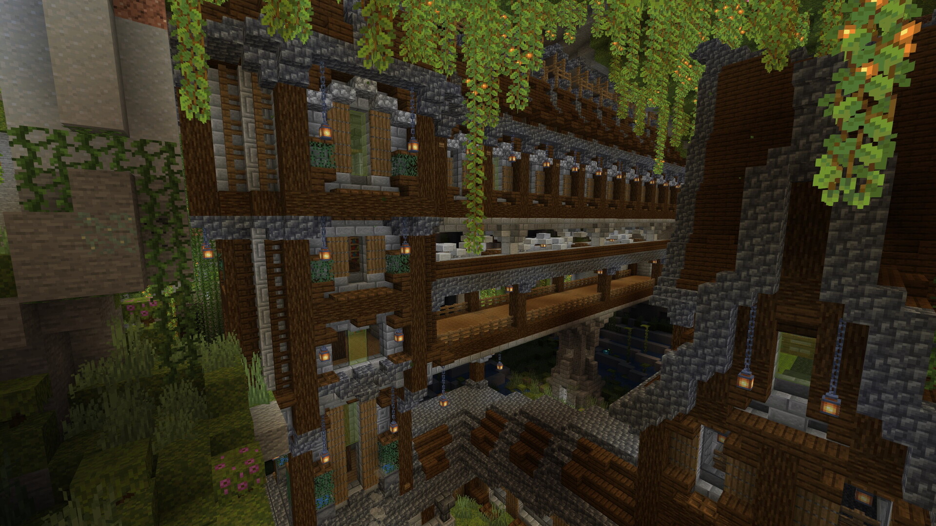 Lush Cave House Minecraft Map