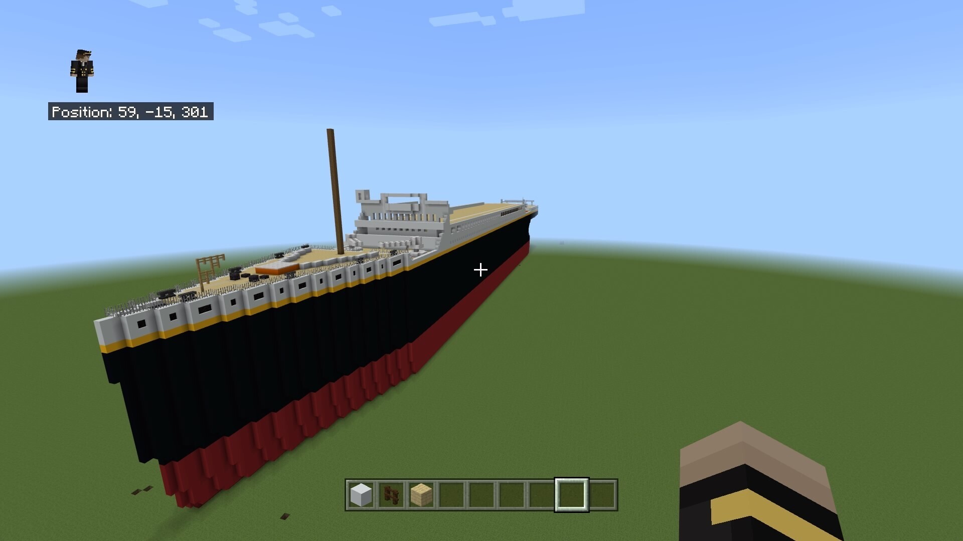 RMS Titanic Prototype Minecraft Map