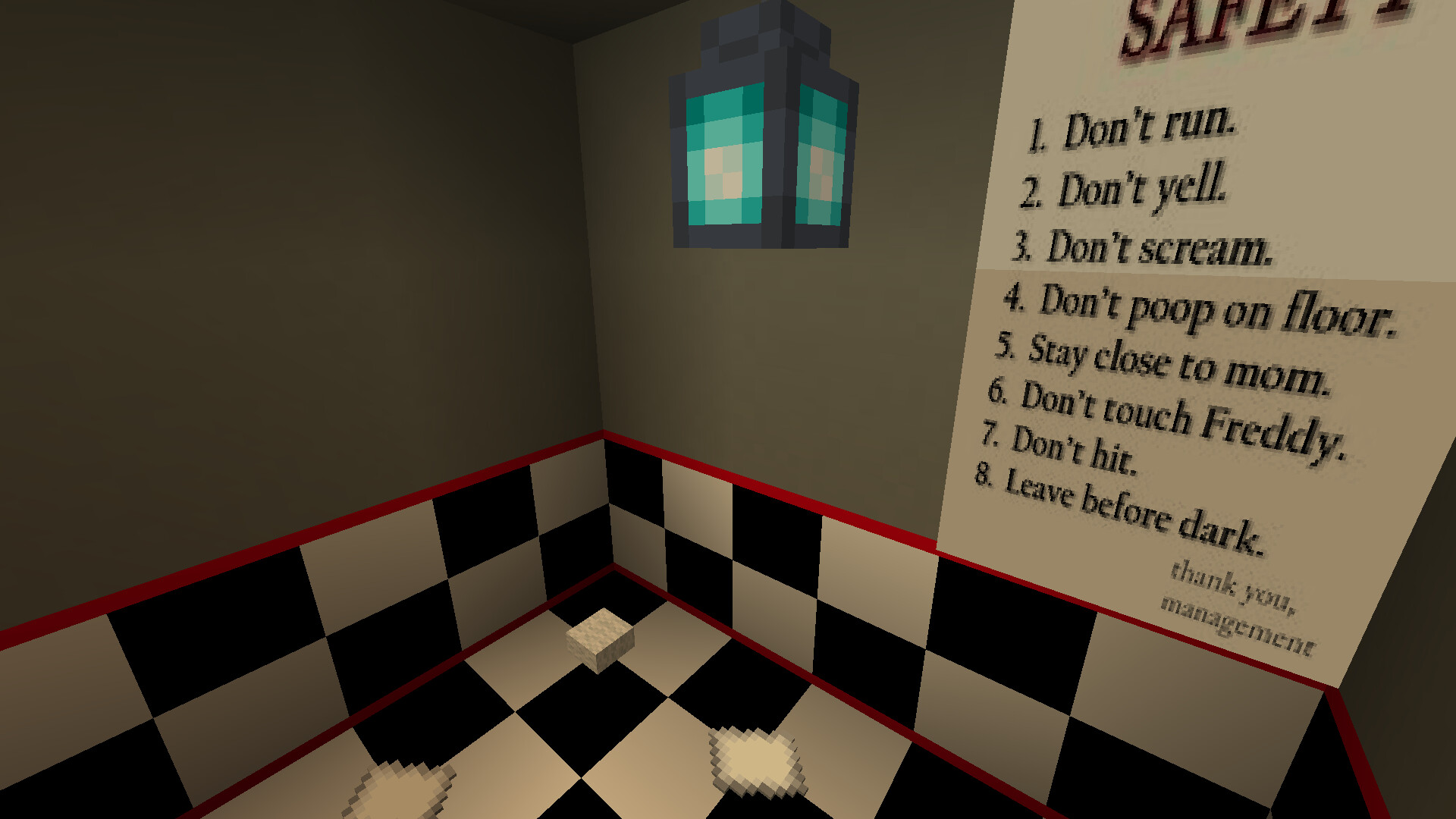 Fnaf 1 Map 1.17.1 final version!! Minecraft Map