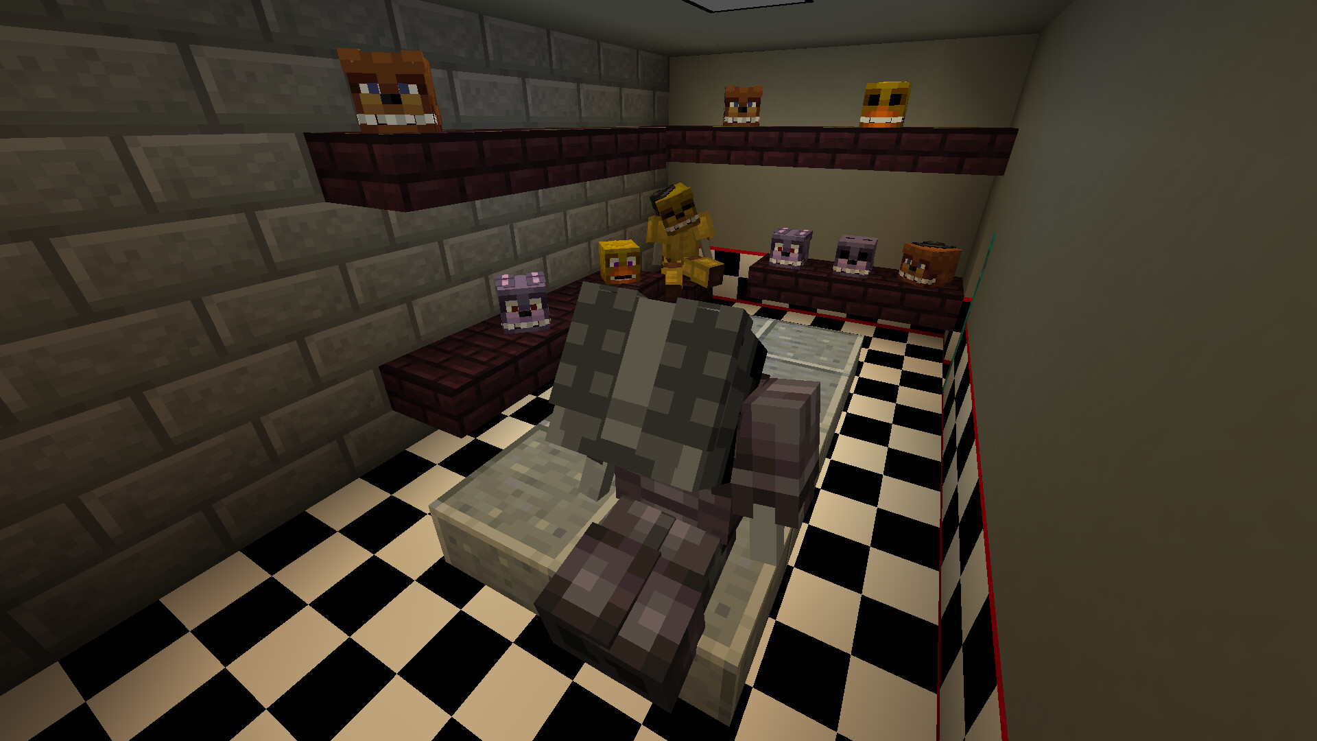 Fnaf 1 Map 1.17.1 final version!! Minecraft Map