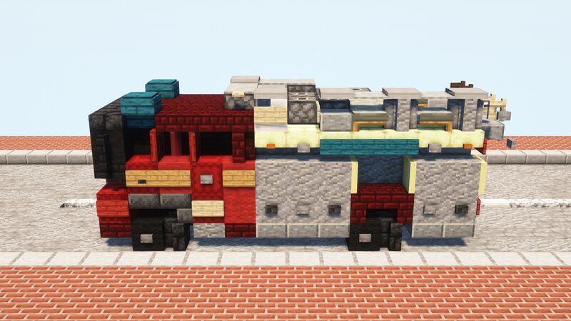 Oxfordshire Fire and Rescue 2004 Volvo FL220 Fire Engine Minecraft Map