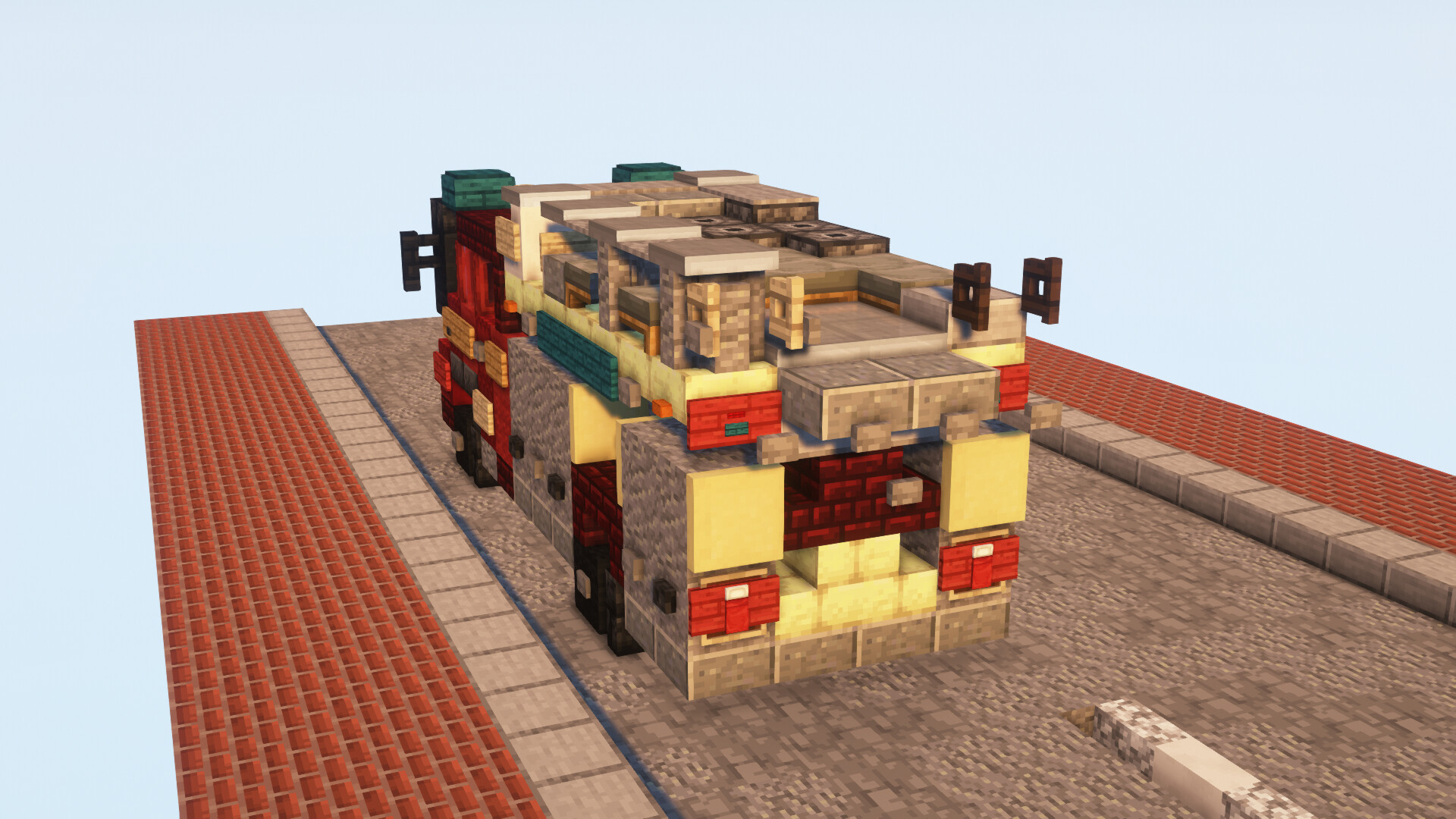 Oxfordshire Fire and Rescue 2004 Volvo FL220 Fire Engine Minecraft Map