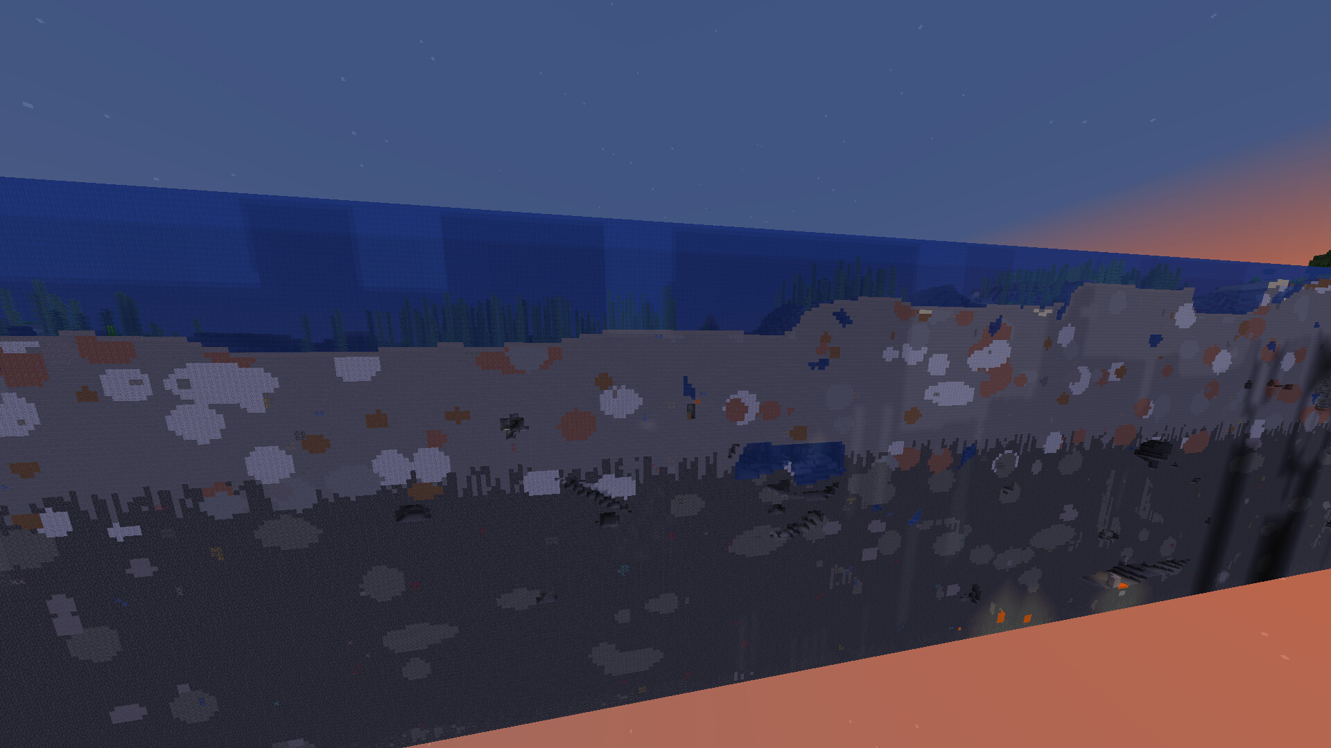 One chunk Minecraft Map