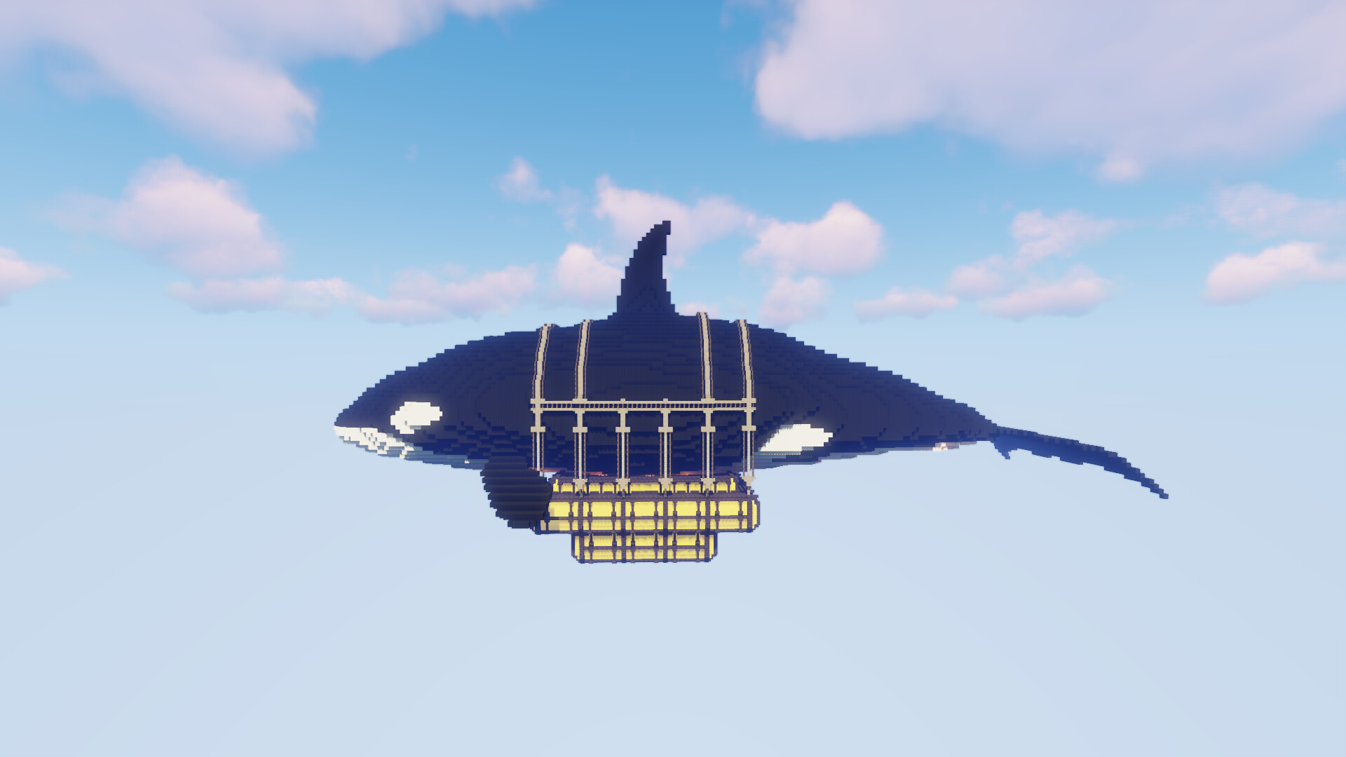 Orca whale ship Minecraft Map