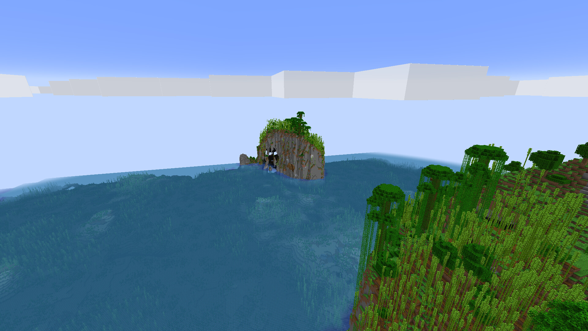 Jungle Island With Village | Survival Map Minecraft Map