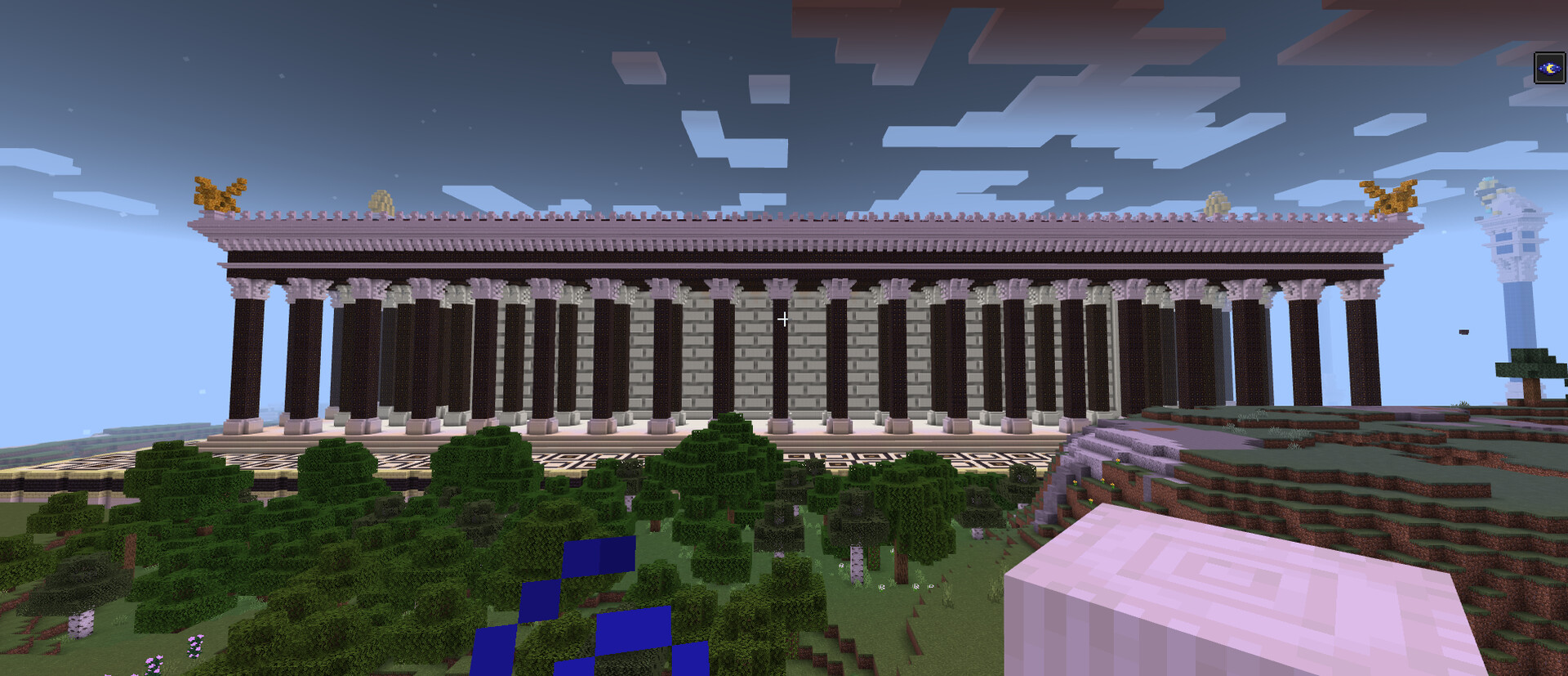 Olympieion or Temple of Olympian Zeus at Athens Minecraft Map