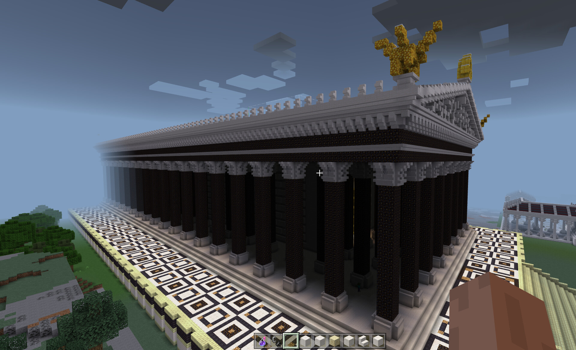 Olympieion or Temple of Olympian Zeus at Athens Minecraft Map