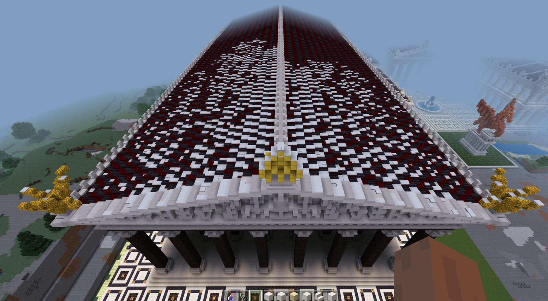 Olympieion or Temple of Olympian Zeus at Athens Minecraft Map